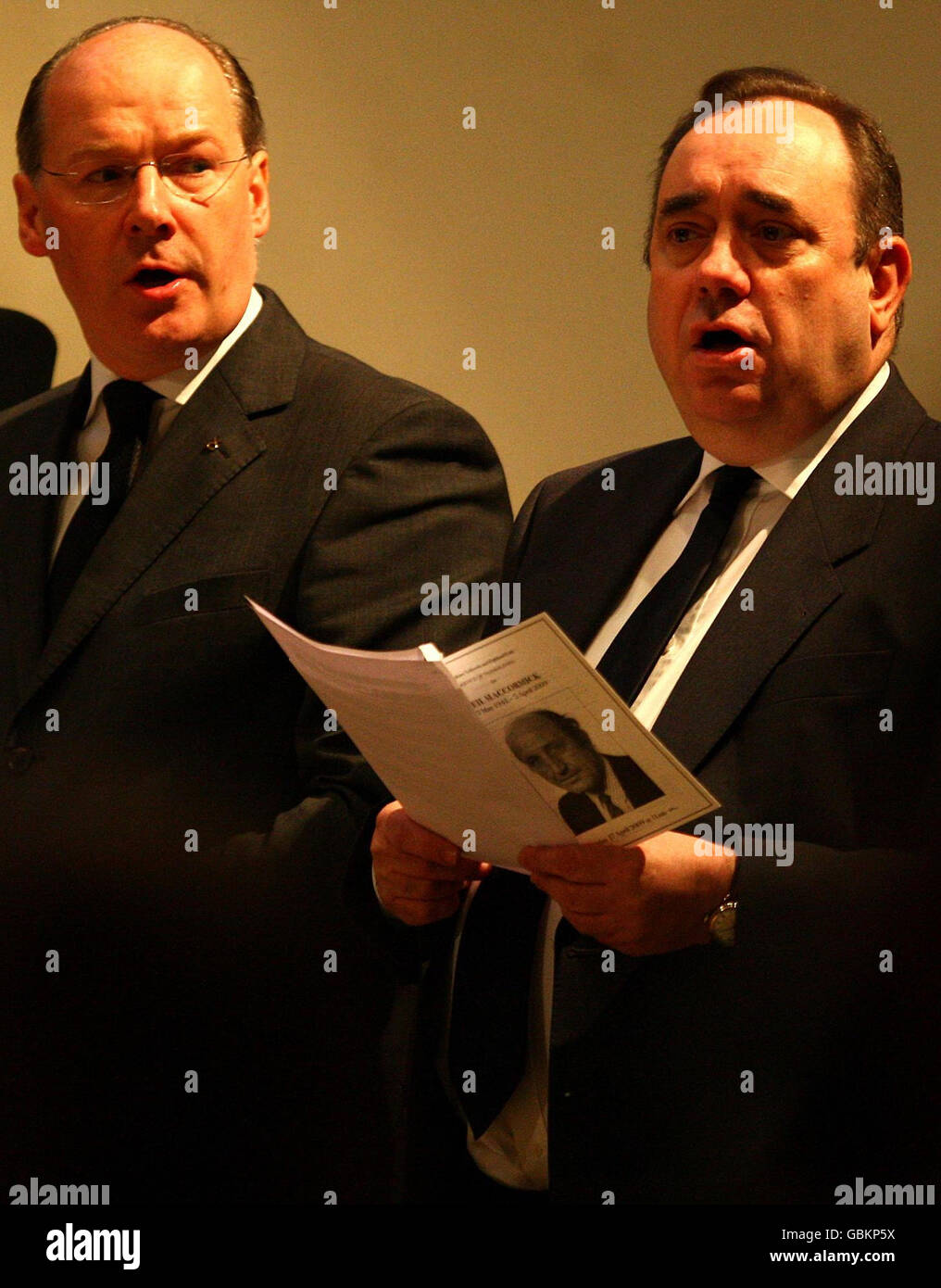 Sir Neil MacCormick funeral Stock Photo - Alamy