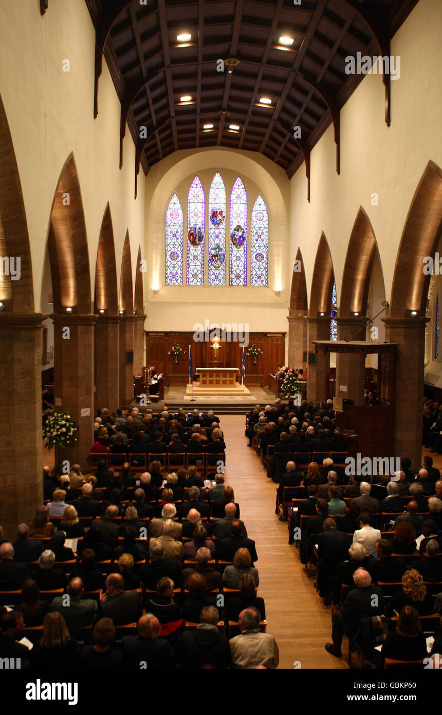 Sir Neil MacCormick funeral Stock Photo - Alamy