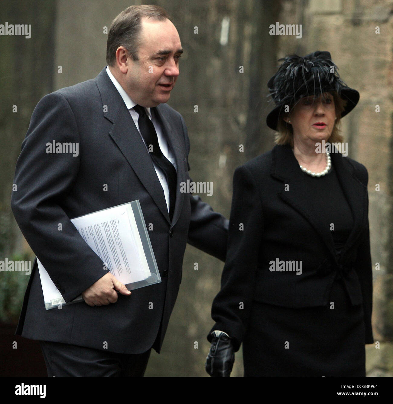 Sir Neil MacCormick funeral Stock Photo - Alamy