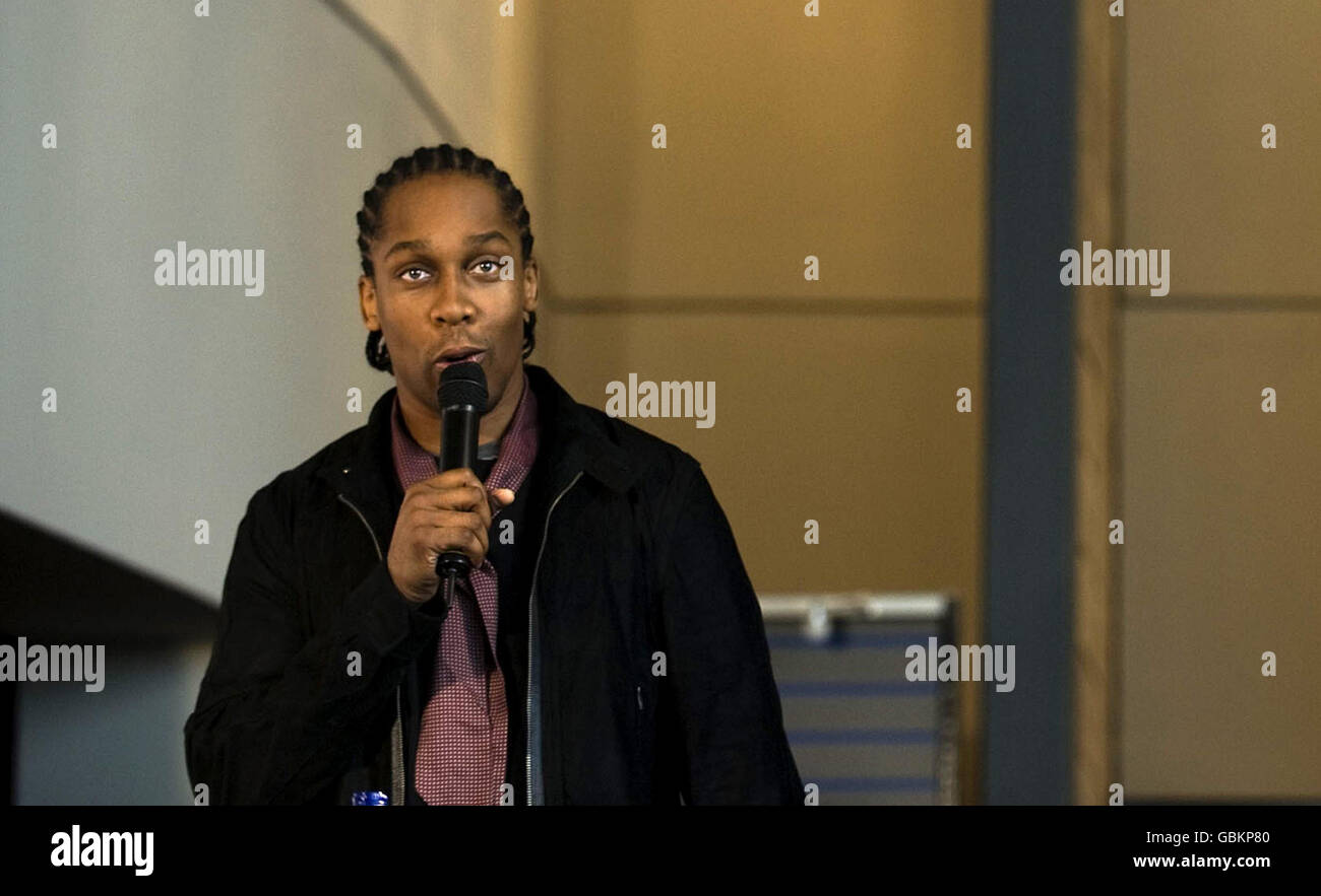 Lemar promotes the 2009 MOBO Awards at the Clyde Auditorium Stock Photo ...