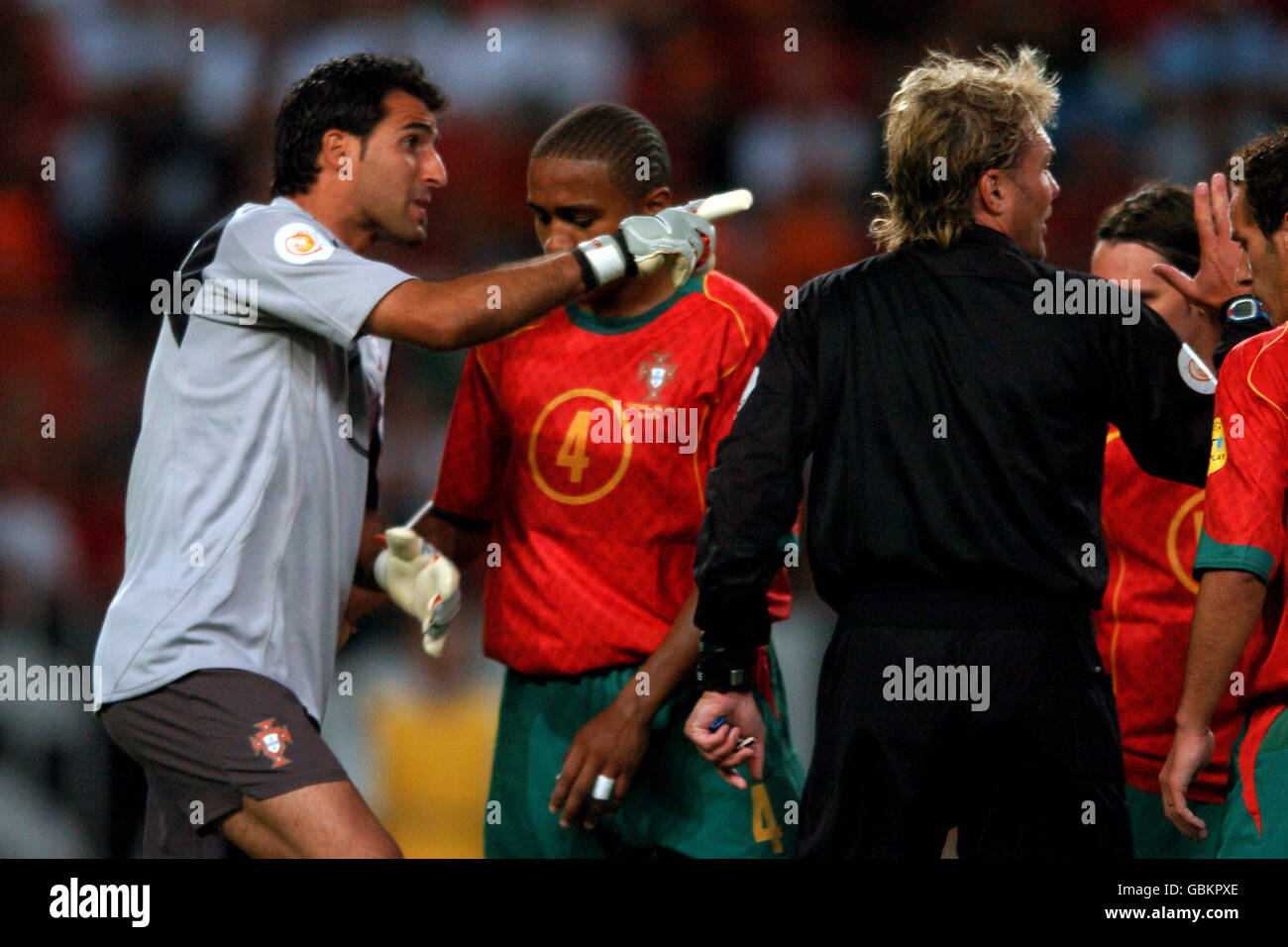 Football referee goalkeeper hi-res stock photography and images - Alamy