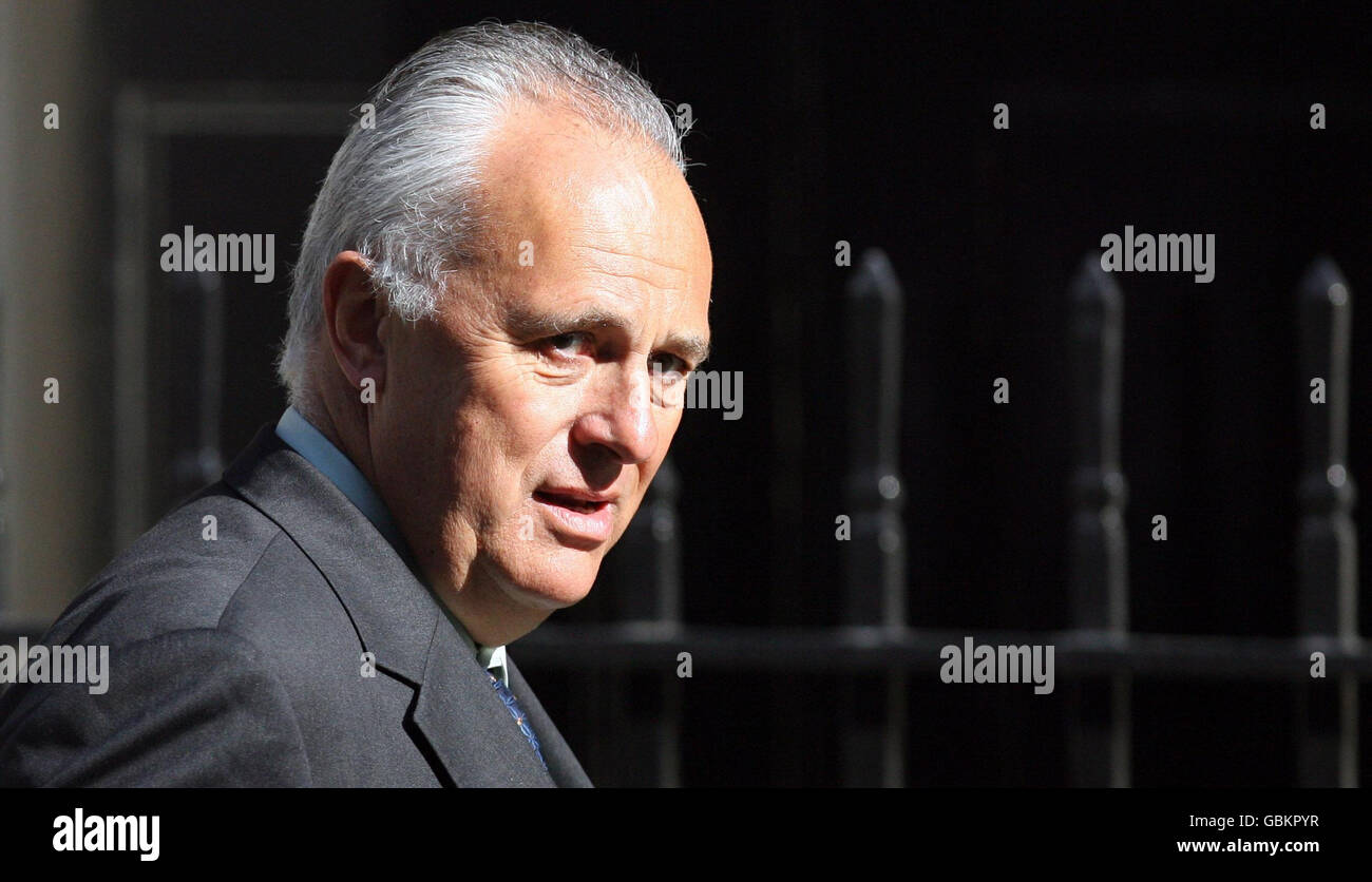 Minister for Africa Lord Malloch Brown arrives for a Cabinet meeting at ...