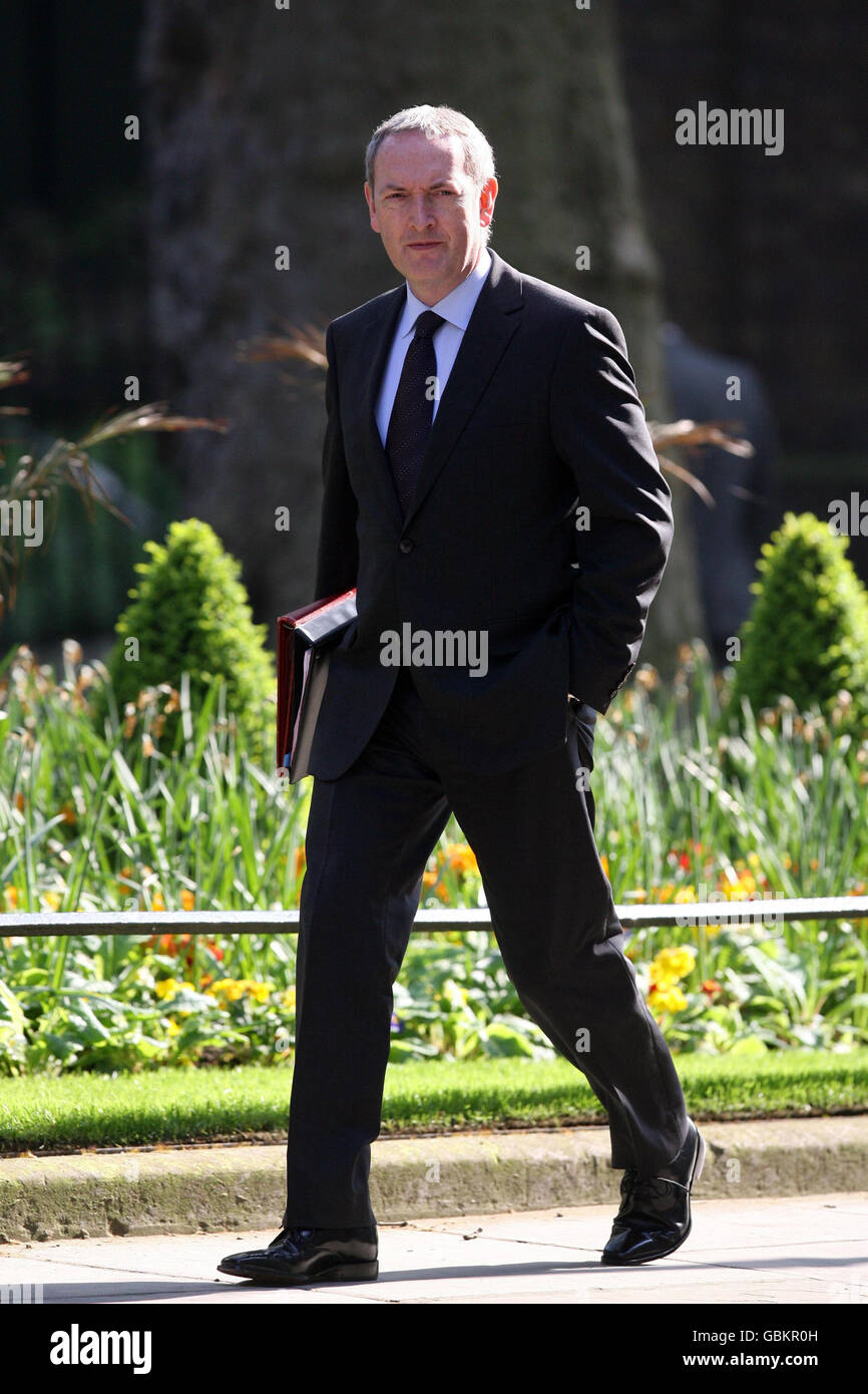 Secretary of State for Defence John Hutton arrives for a Cabinet ...
