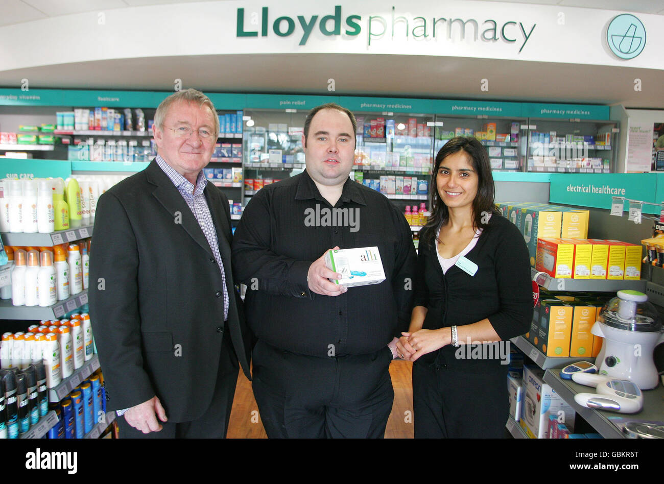 From left, Dr Chris Steele, Tony Mullins and pharmacist Payal Vasani at ...