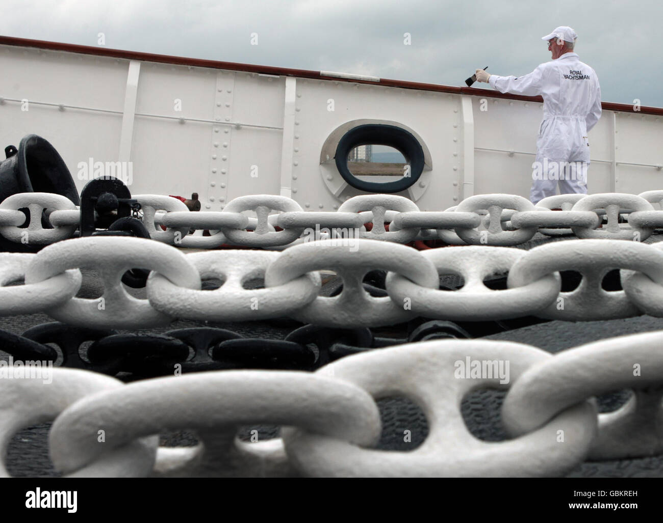 Royal yacht britannia launch hi-res stock photography and images - Alamy