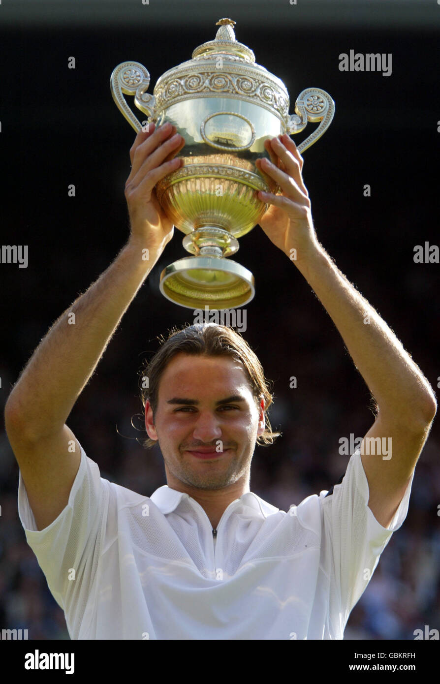Tennis - Wimbledon 2004 - Men's Final - Roger Federer v Andy Roddick ...