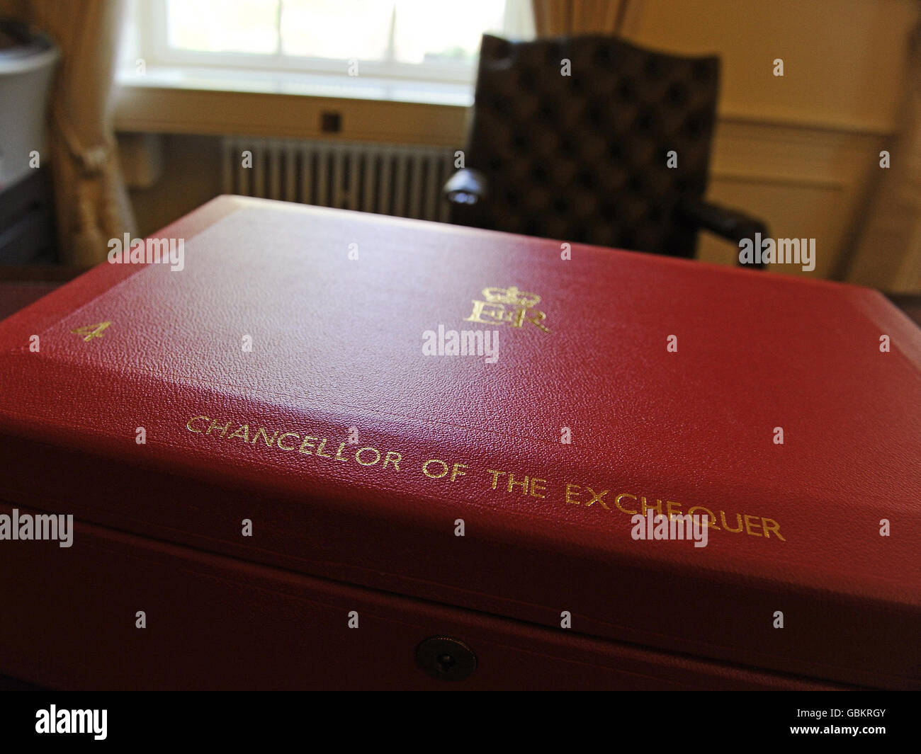 British red budget briefcase hi-res stock photography and images - Alamy