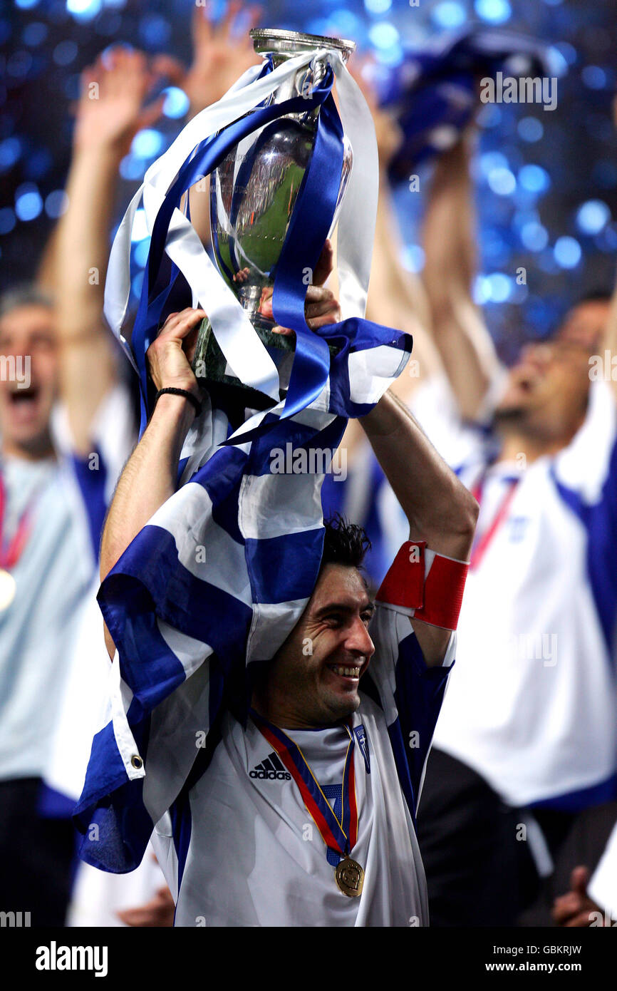 Soccer uefa european championship 2004 final portugal v greece hi-res ...