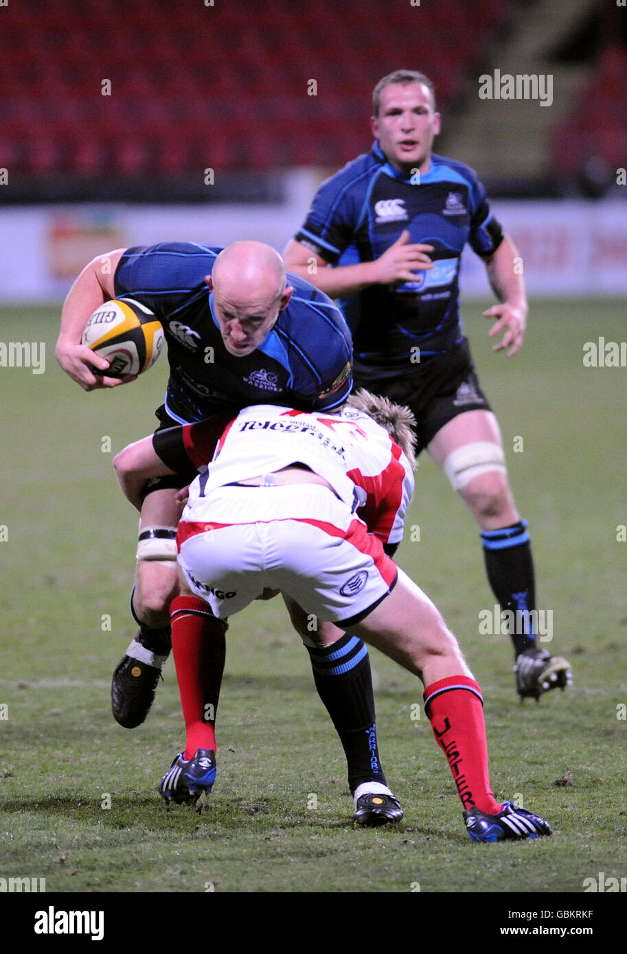 Glasgows tim barker runs at the ulster defence hi-res stock photography ...