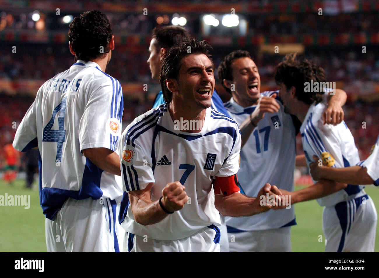 Soccer uefa european championship 2004 final portugal v greece hi-res ...