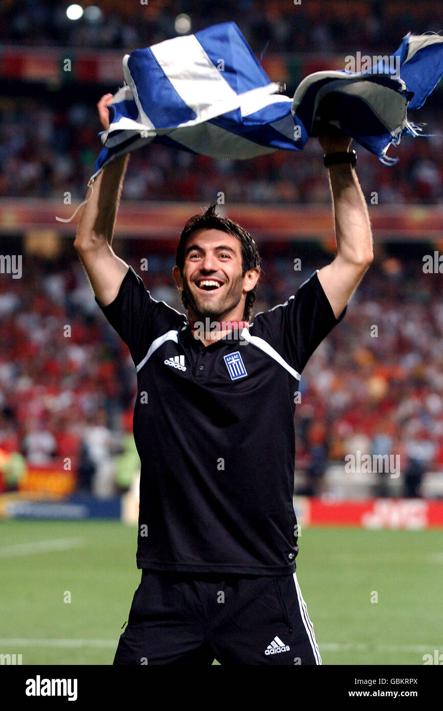 Soccer uefa european championship 2004 final portugal v greece hi-res ...