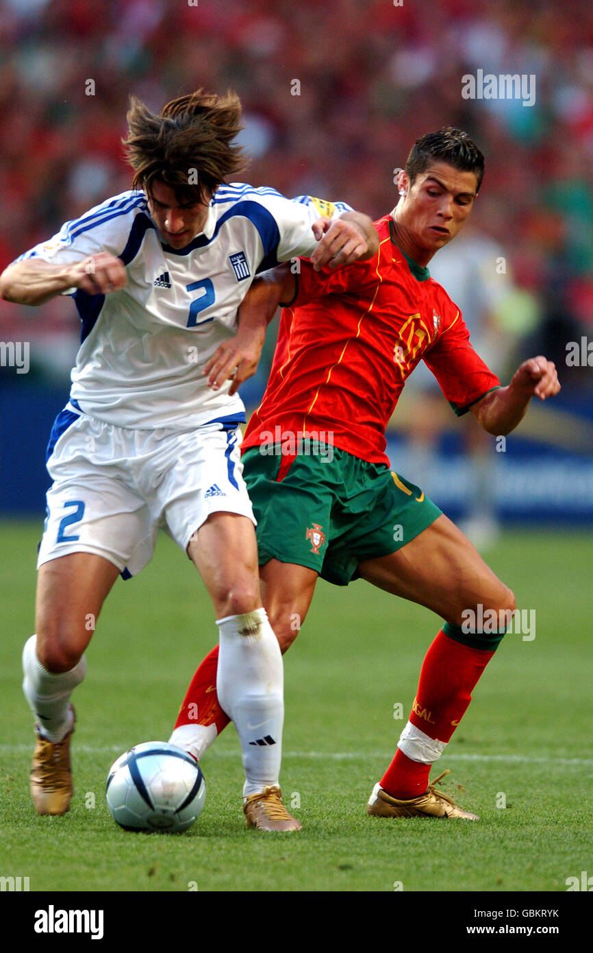 Cristiano ronaldo euro 2004 final hi-res stock photography and images ...