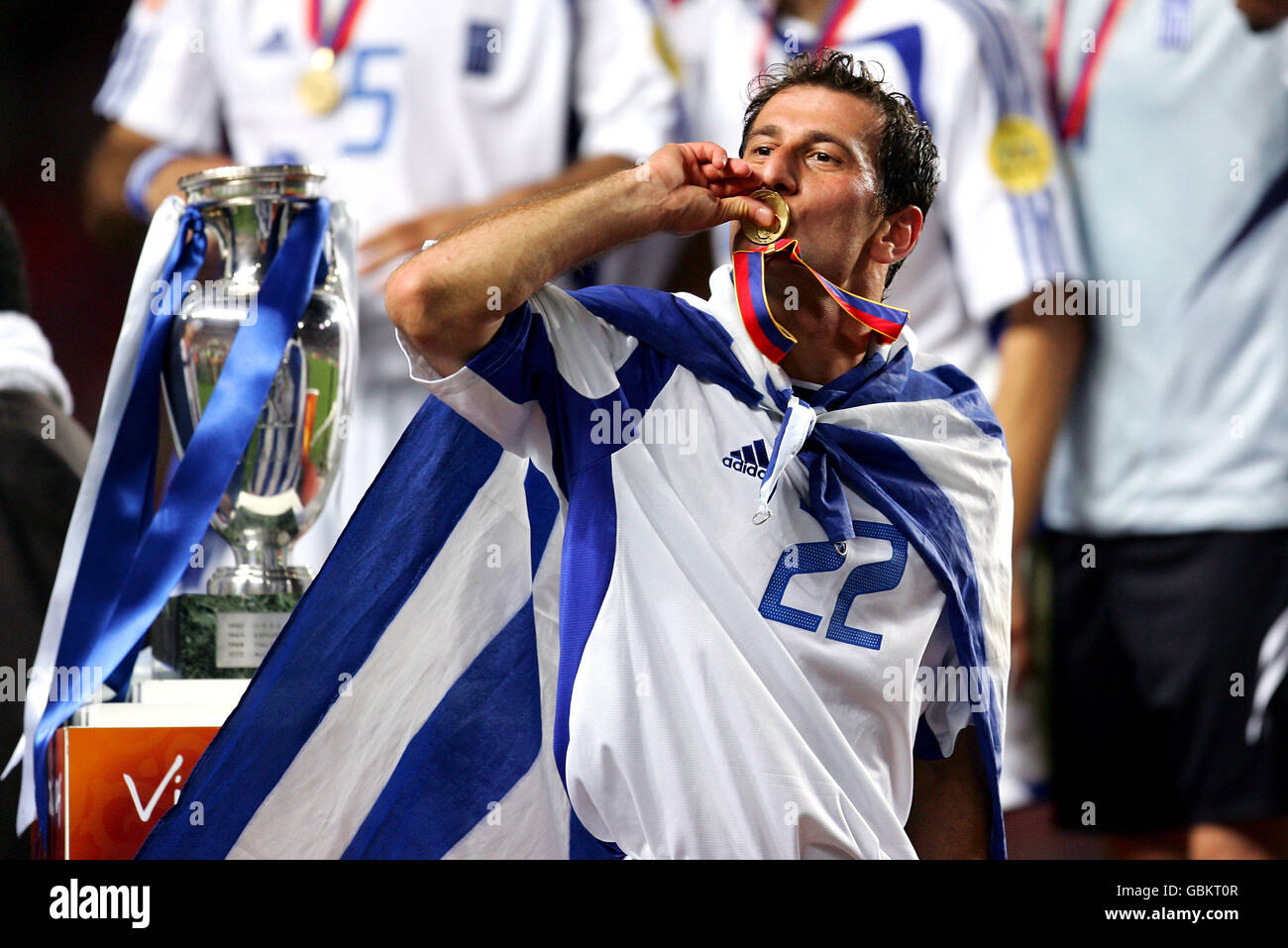 Soccer uefa european championship 2004 final portugal v greece hi-res ...