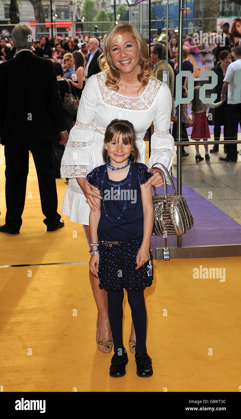 Tania Bryer arriving at the UK Film Premiere of 'Hannah Montana' at the ...