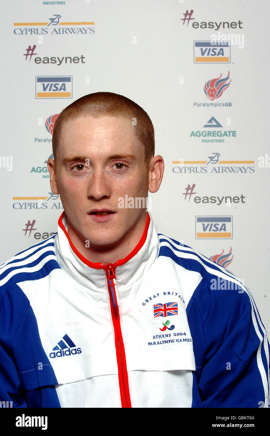 Athens Olympics 2004 - Great Britain Paralympic Team. Terry Bywater ...