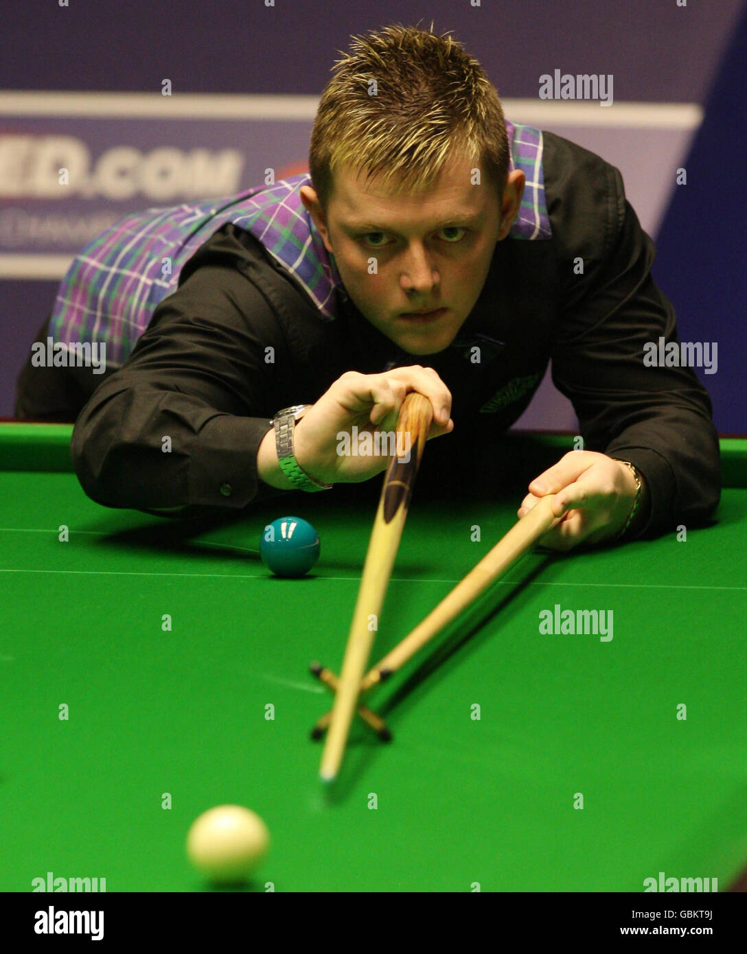 Northern Ireland's Mark Allen during his second round match during the ...