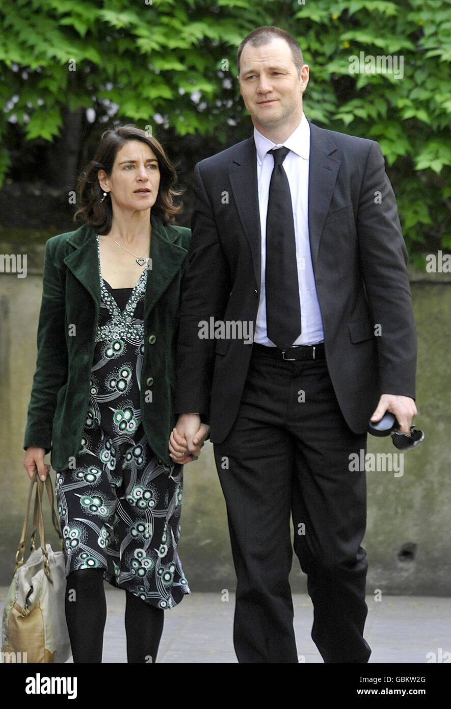 Sir Clement Freud funeral Stock Photo - Alamy