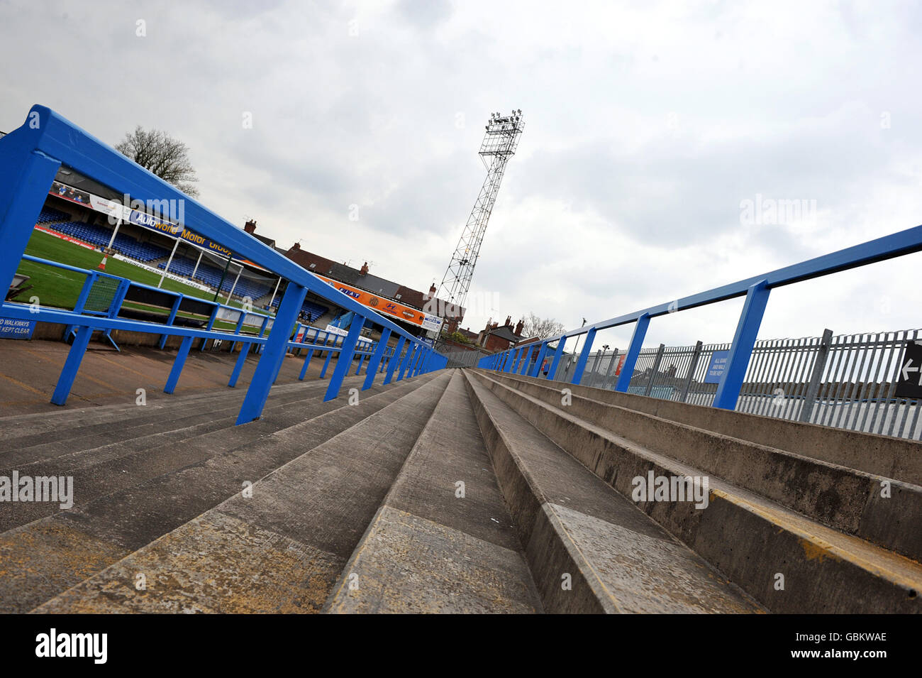 General view of the Compton Street Terrace at the Recreation Ground ...