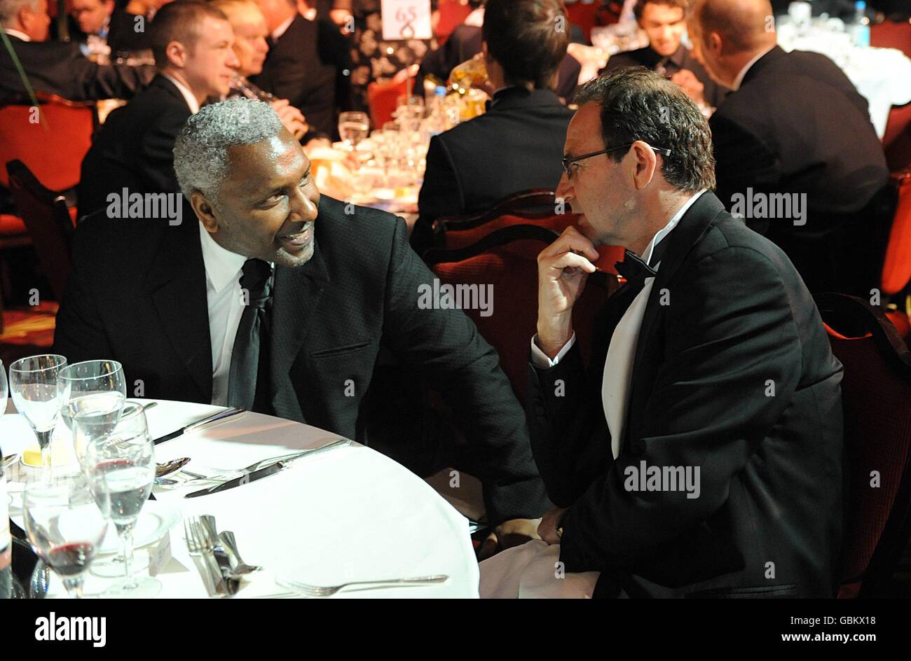 Ashley Young's agent and Former Luton Town footballer Ricky Hill (left ...