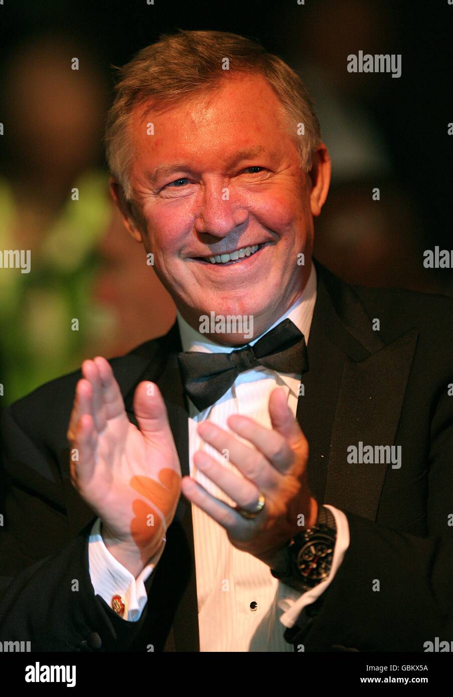 Sir alex ferguson pfa player year awards grosvenor house hotel hi-res ...