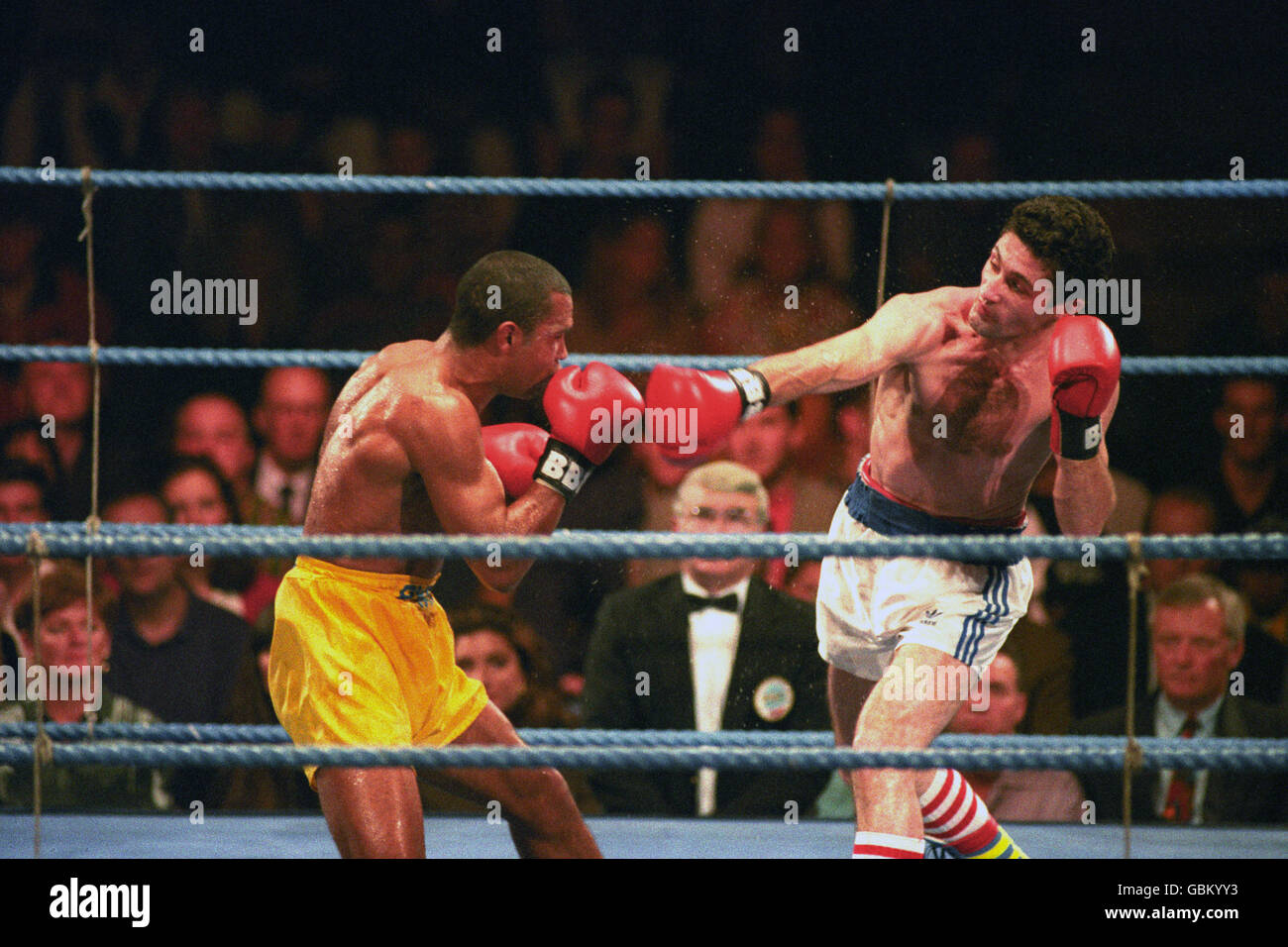 WORLD MIDDLEWEIGHT BOXING Stock Photo - Alamy