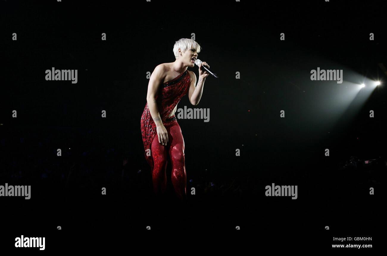 Pink performing at the O2 Arena in Greenwich, London Stock Photo - Alamy