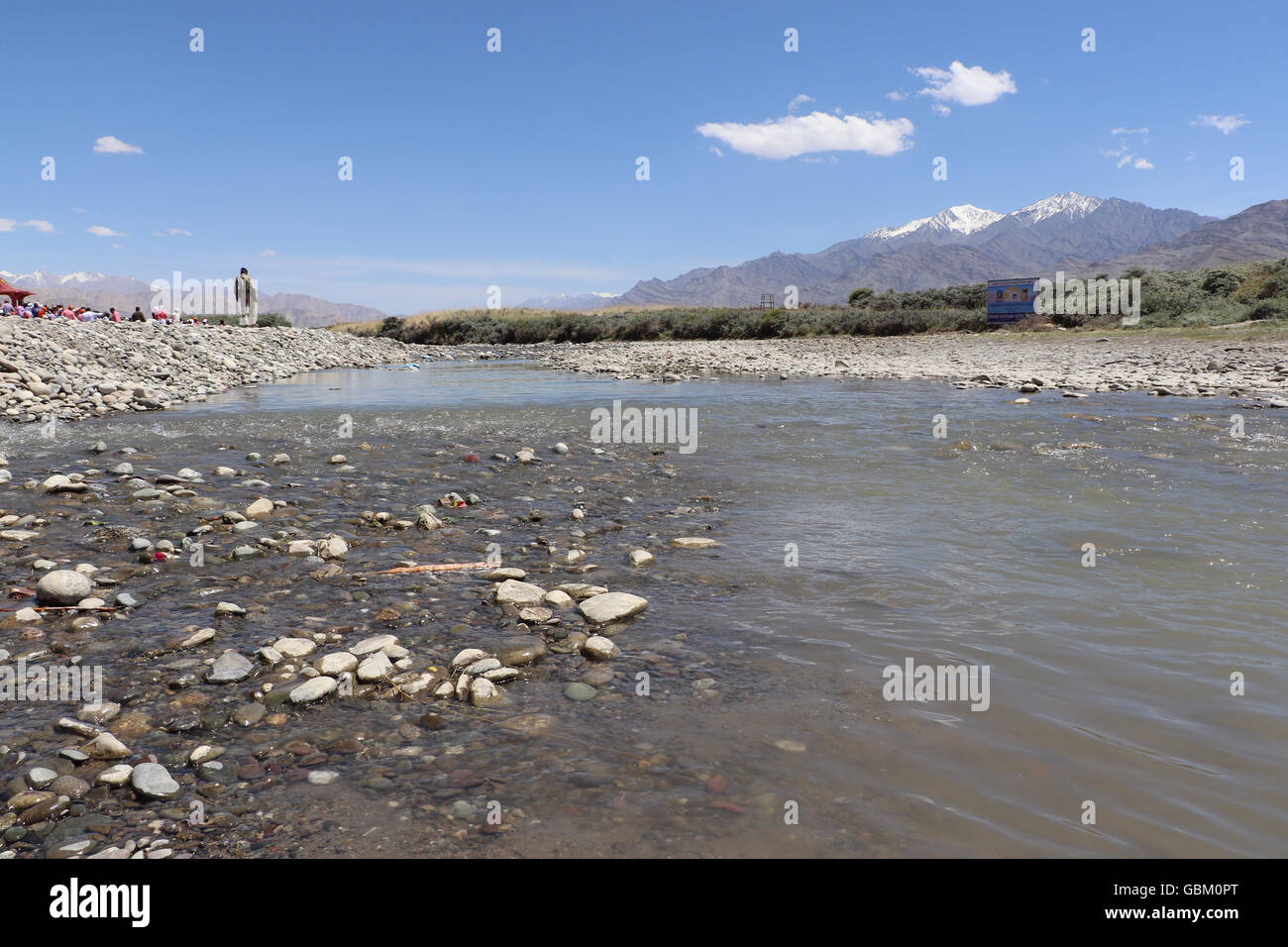 Indus river in Leh Stock Photo - Alamy