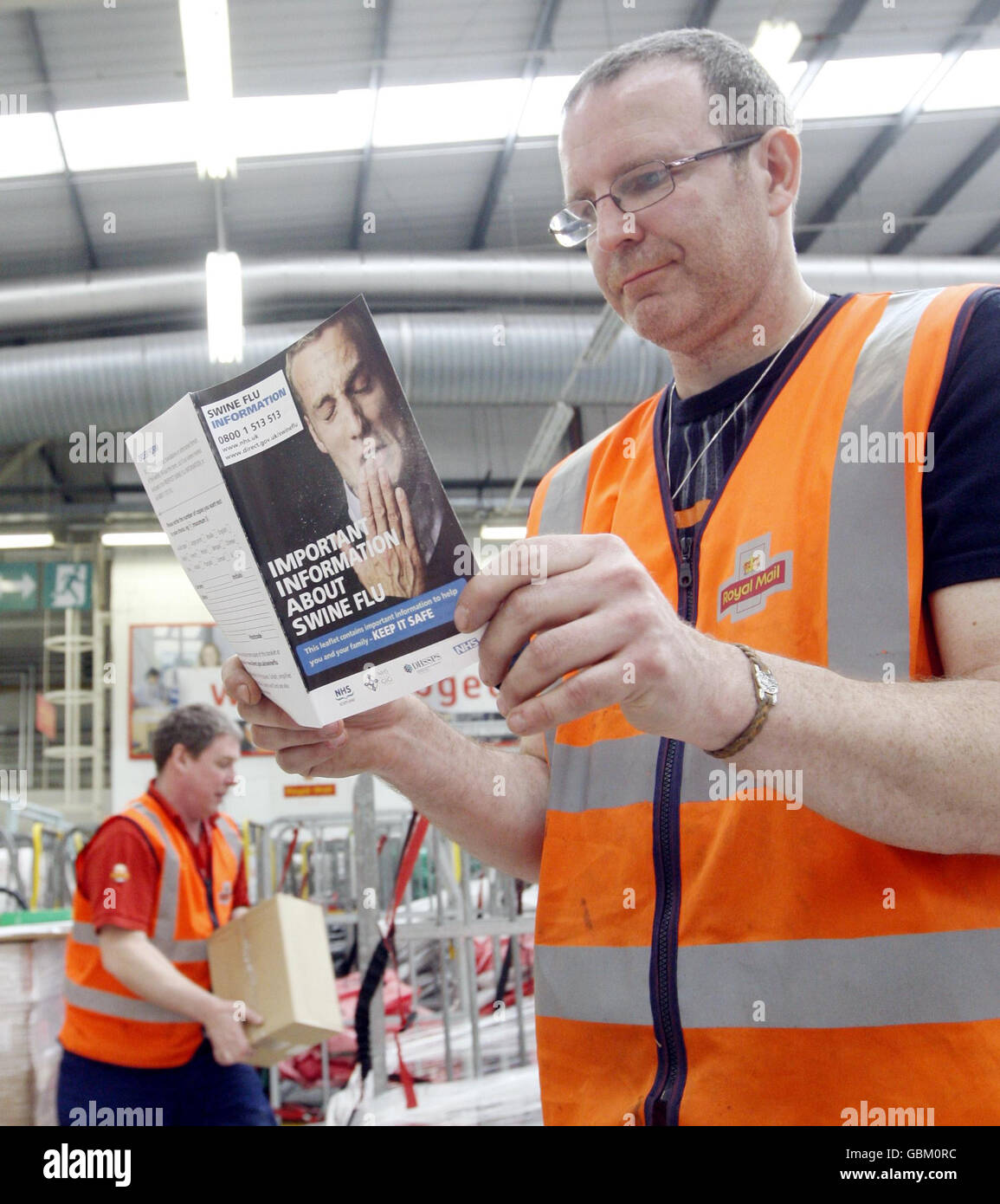 Swine flu leaflets that are due to go to every house in the UK, that ...