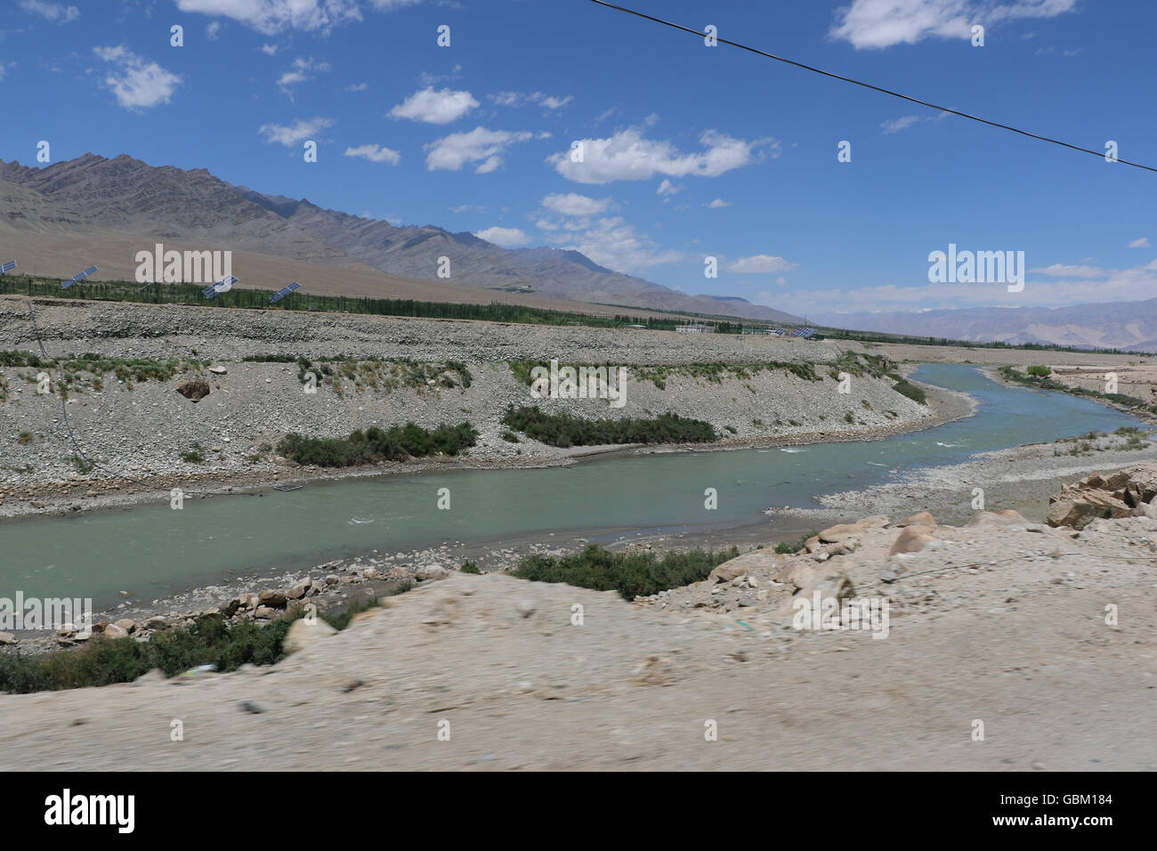 Indus river in Leh Stock Photo - Alamy