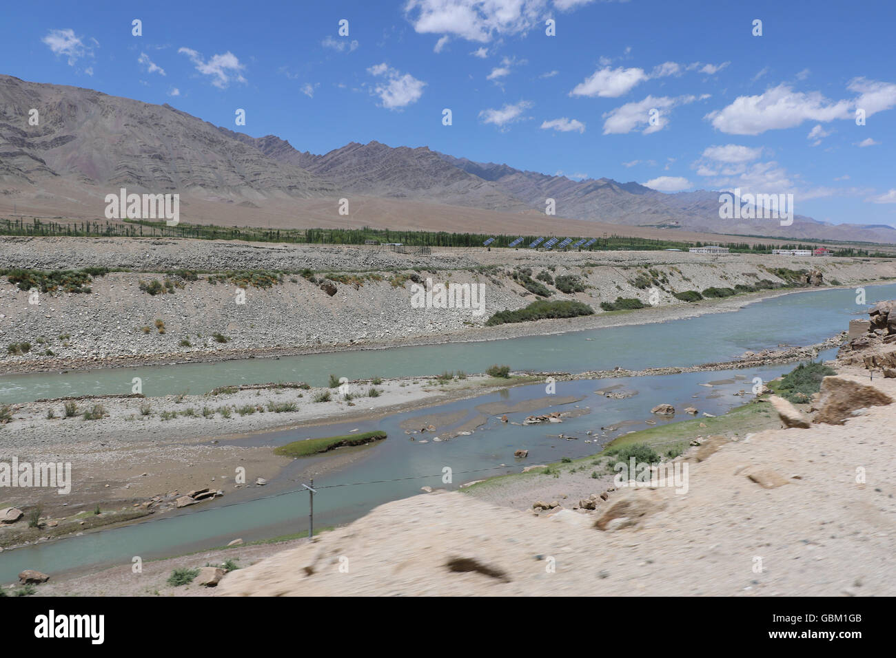 Indus river in Leh Stock Photo - Alamy