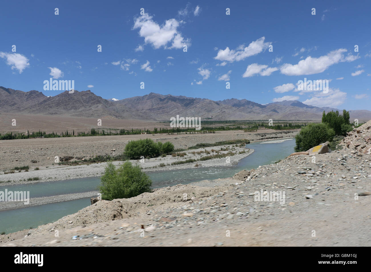 Indus river in Leh Stock Photo - Alamy