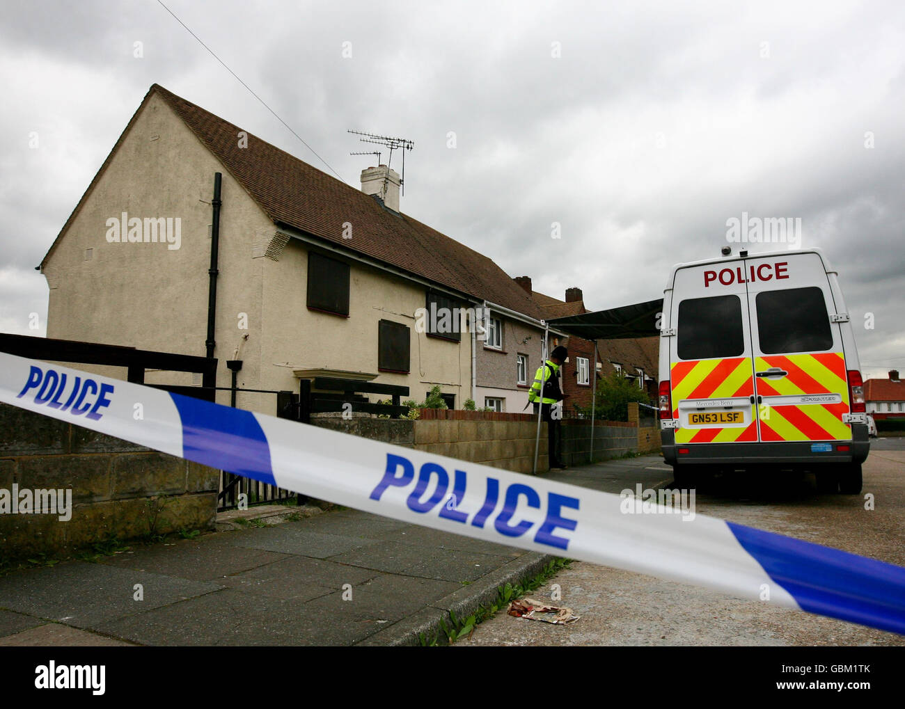 Kent Police in Gravesend, Kent, where they will examine the former home ...