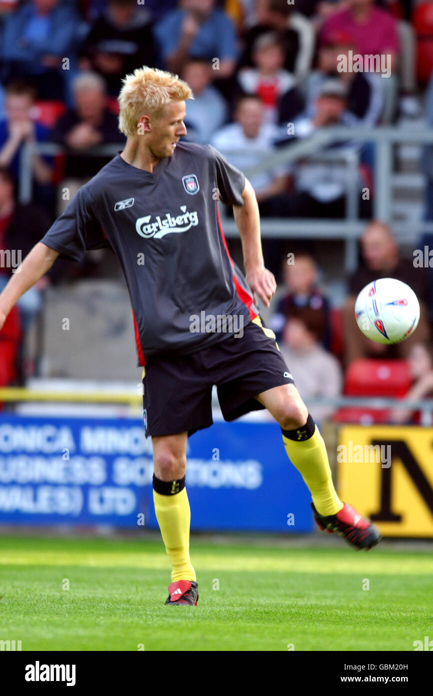 Soccer - Friendly - Wrexham v Liverpool Stock Photo - Alamy