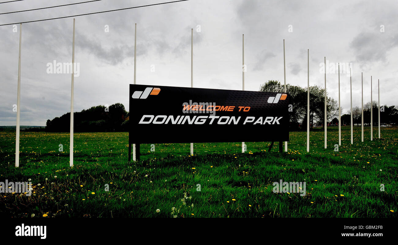 Auto - General Views of Donington Park Stock Photo - Alamy