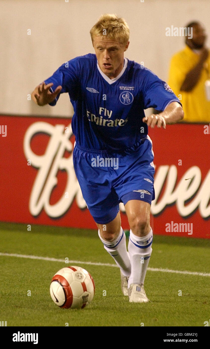 Soccer - ChampionsWorld Series 2004 - Chelsea v AC Milan. Damien Duff ...