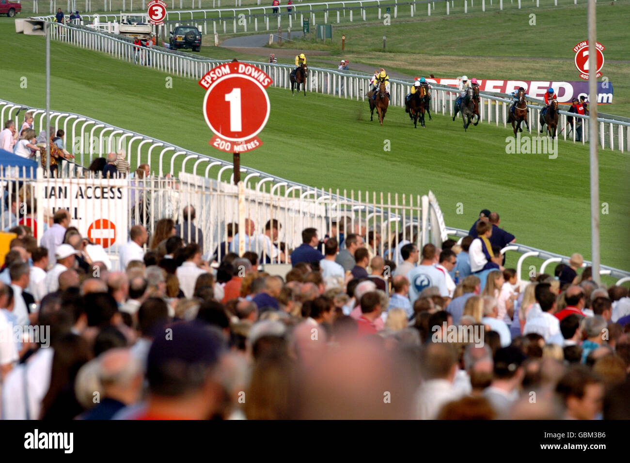 Horse Racing - Epsom Races Stock Photo - Alamy