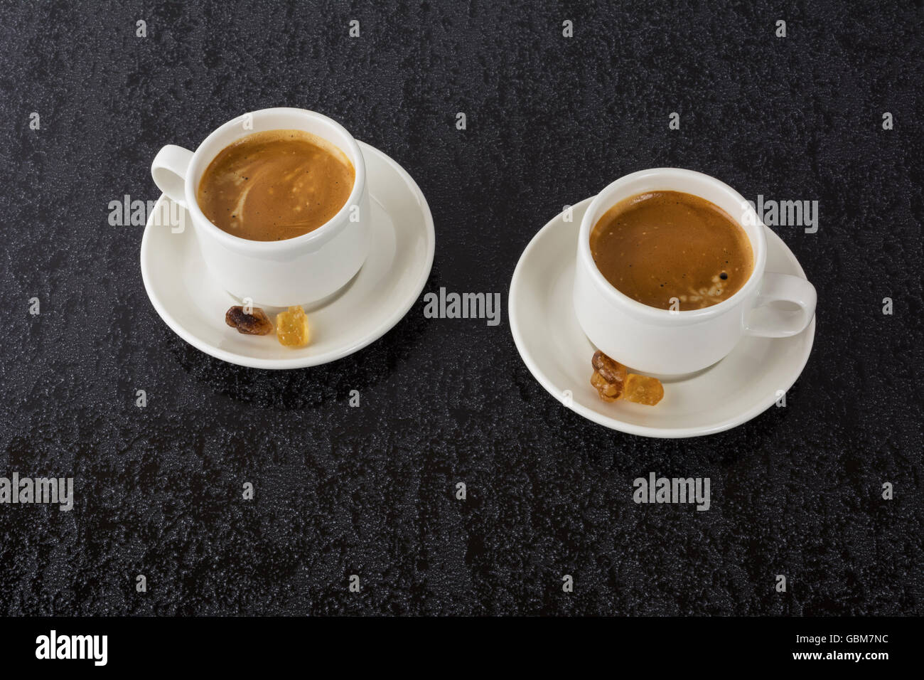Strong coffee on black background. Coffee cup. Cup of coffee. Strong ...