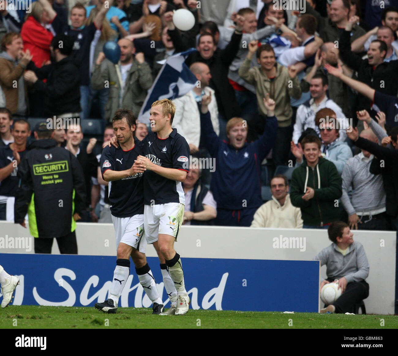 Soccer homecoming scottish cup semi final falkirk dunfermline hampden ...