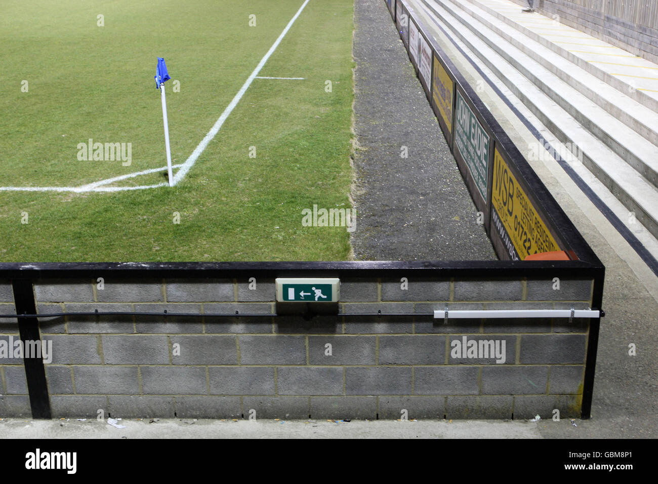 A general view of The Raymond McEnhill Stadium, home of Salisbury City ...