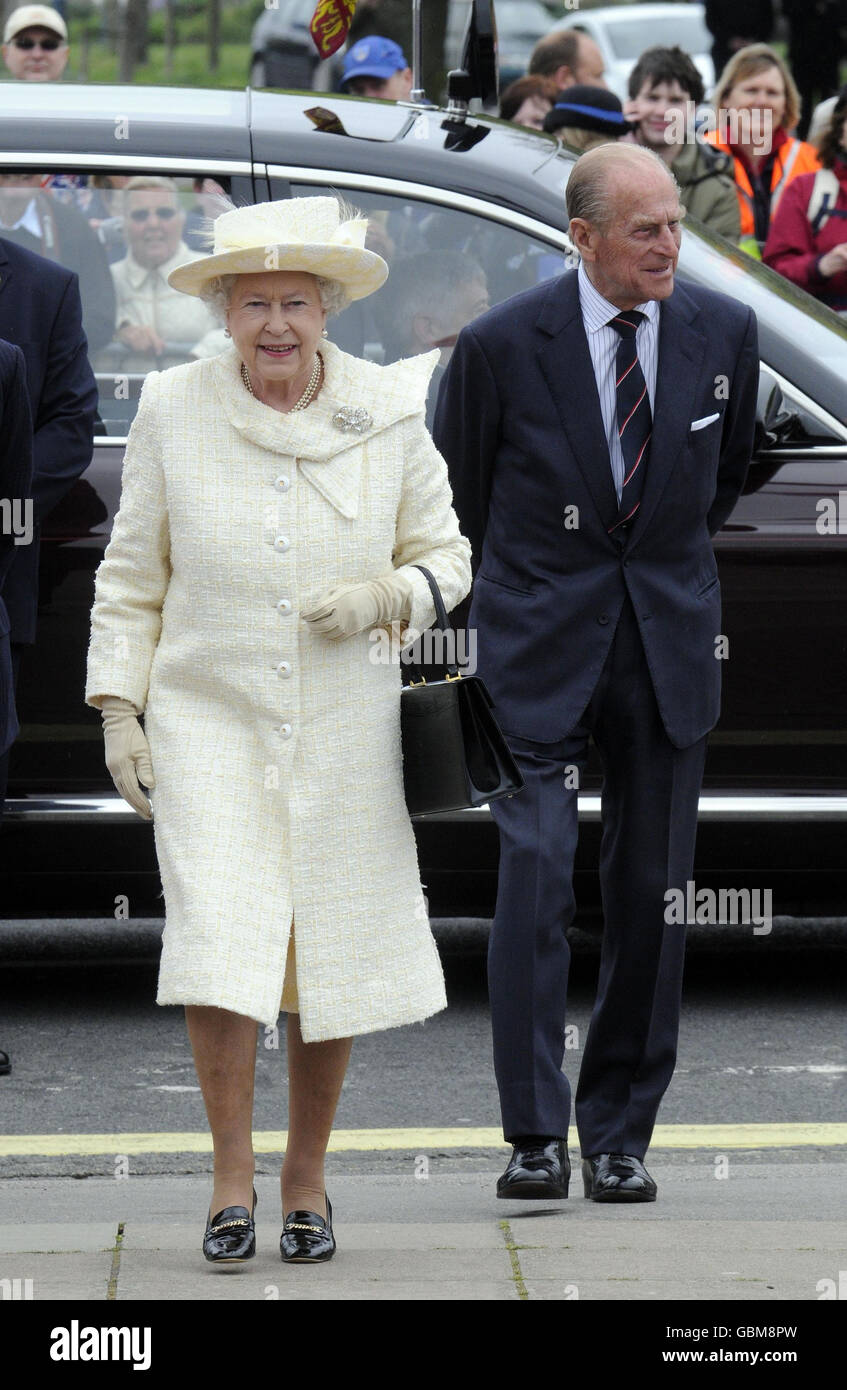 Queen Elizabeth II visits D-Day Museum Stock Photo - Alamy