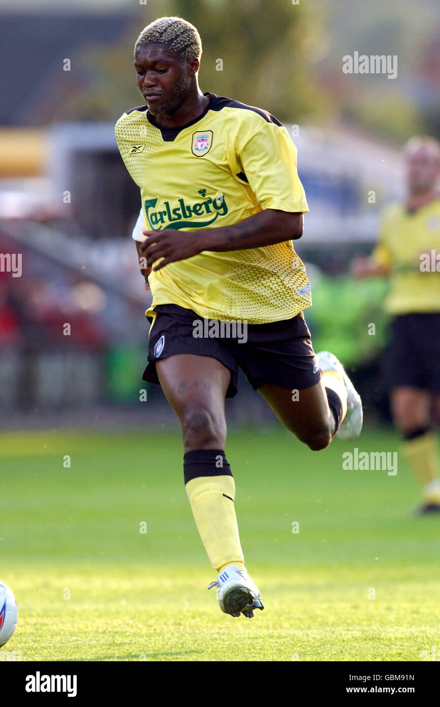Soccer - Friendly - Wrexham v Liverpool Stock Photo - Alamy