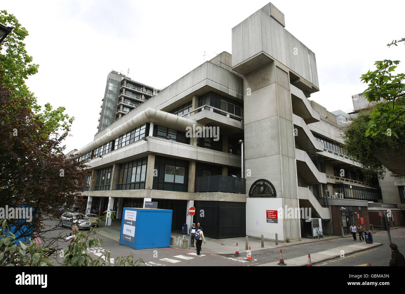 General view of the Royal Free Hospital, in Hampstead, north west ...