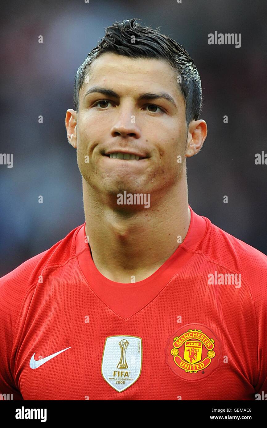 Cristiano ronaldo manchester united head hi-res stock photography and ...