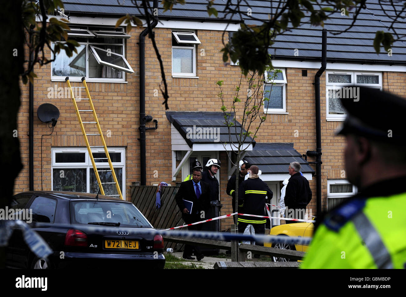 Two children die in Hudderfield house fire Stock Photo - Alamy