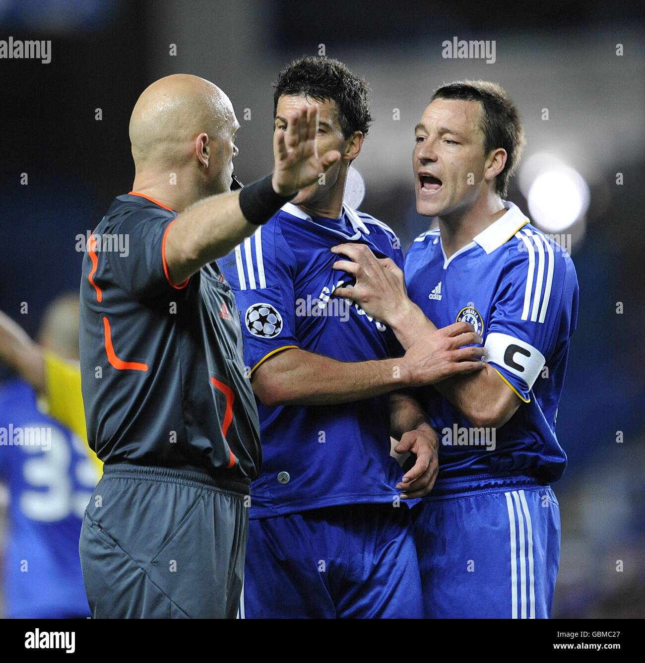 Chelsea's Michael Ballack and John Terry (right) are furious with ...