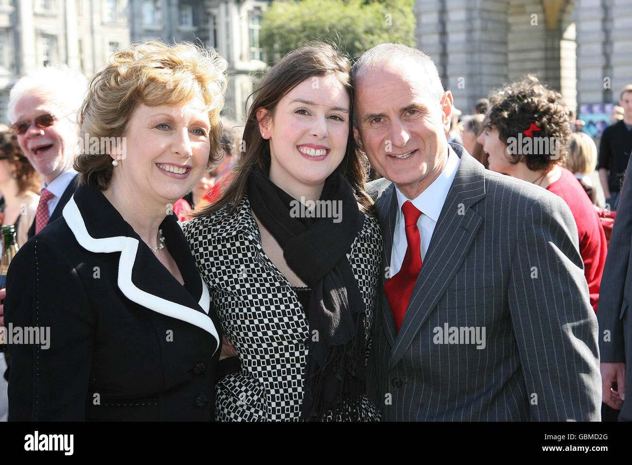 President Mary McAleese (left) and her husband Martin McAleese ...