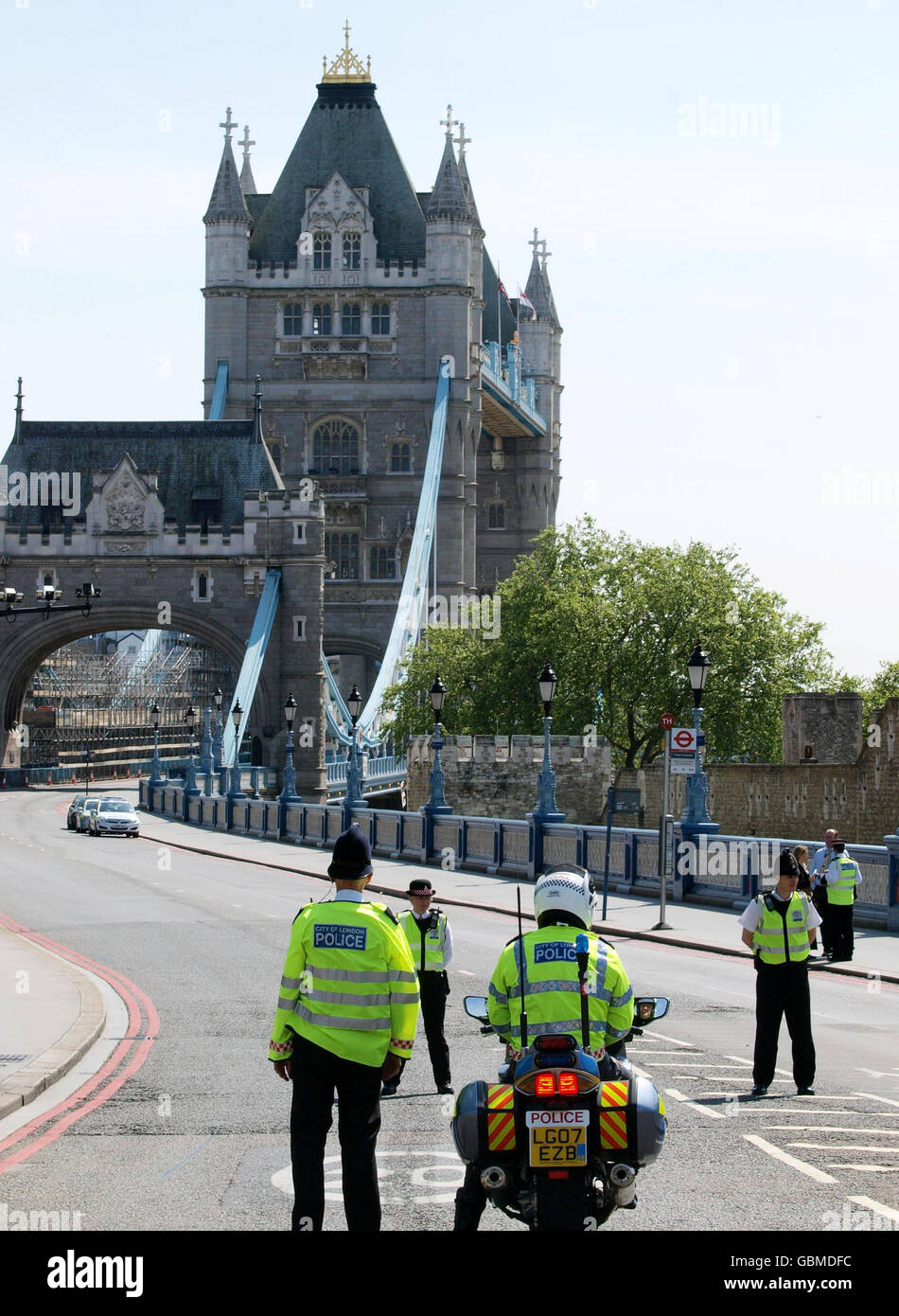 People trapped in lift at Tower Bridge Stock Photo - Alamy