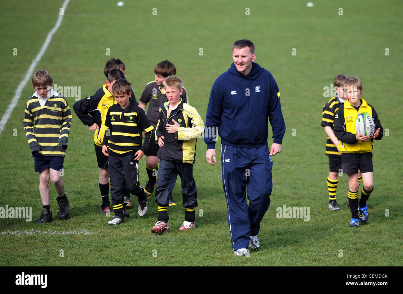 Rugby Union - Coaching - Melrose RFC Stock Photo - Alamy