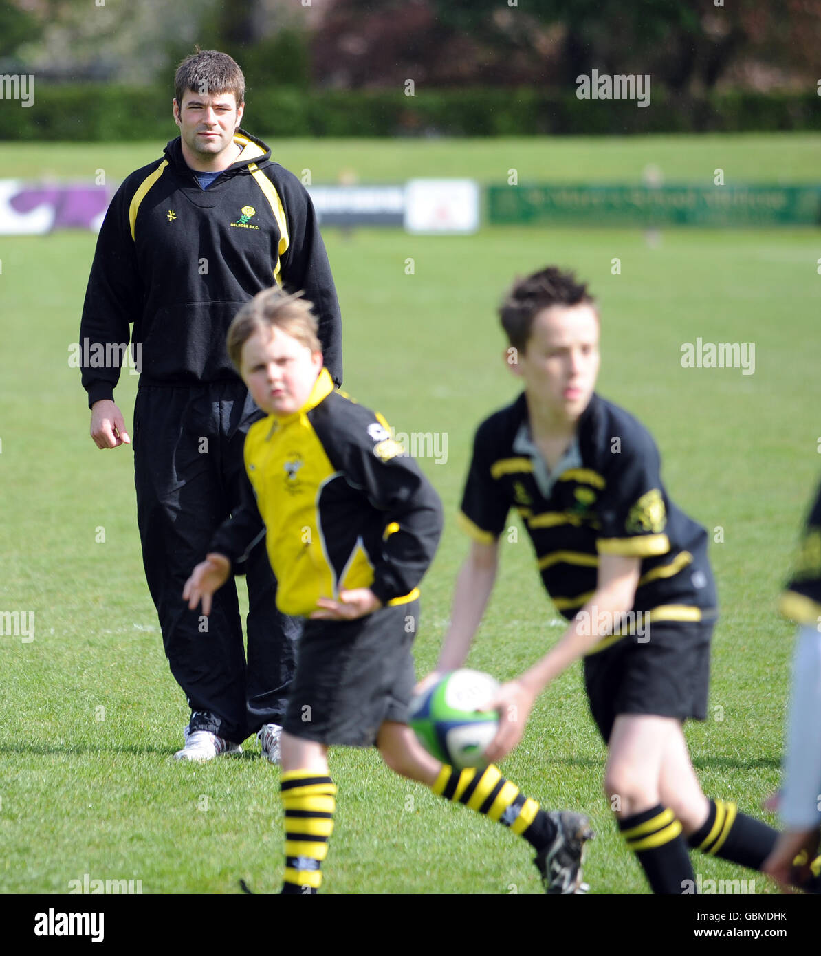 Rugby union coaching melrose rfc hi-res stock photography and images ...
