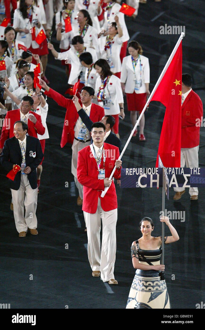 Athens Olympic Games 2004 - Opening Ceremony Stock Photo - Alamy